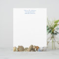 Sea Shell Border Letterhead, 2 Letterhead | Zazzle