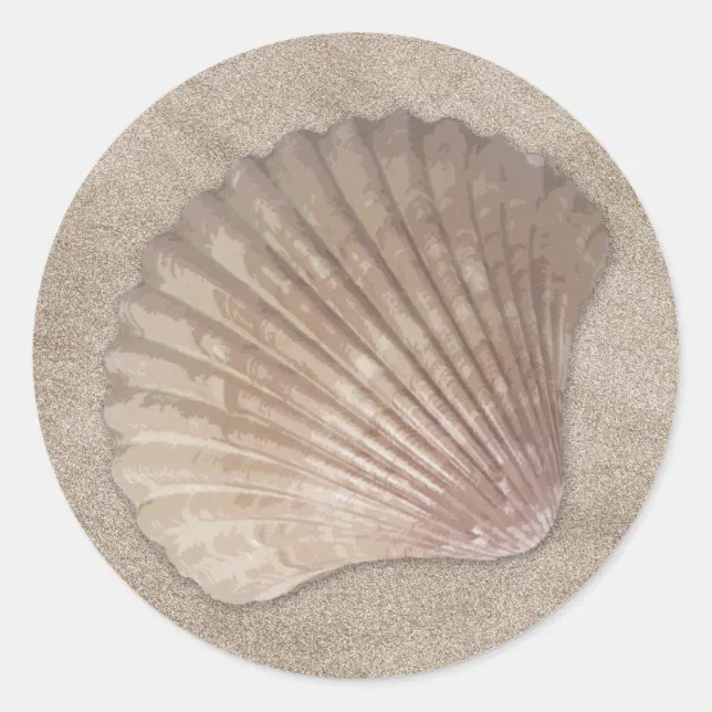 Sea Shell Stickers | Zazzle