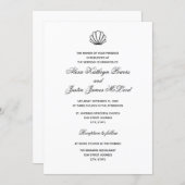 Sea Shell - Wedding Invitation | Zazzle