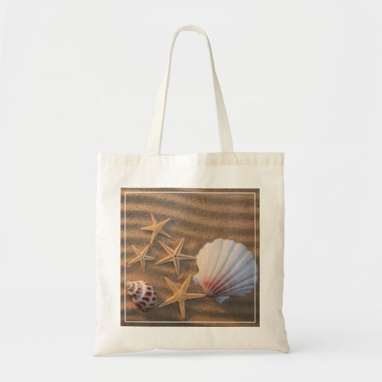 Sea Shells And Starfish Tote Bag | Zazzle.com