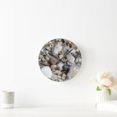 Sea Shells Medium Round Wall Clock | Zazzle
