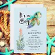 Sea Turtle Boy Baby Shower Invitation | Zazzle