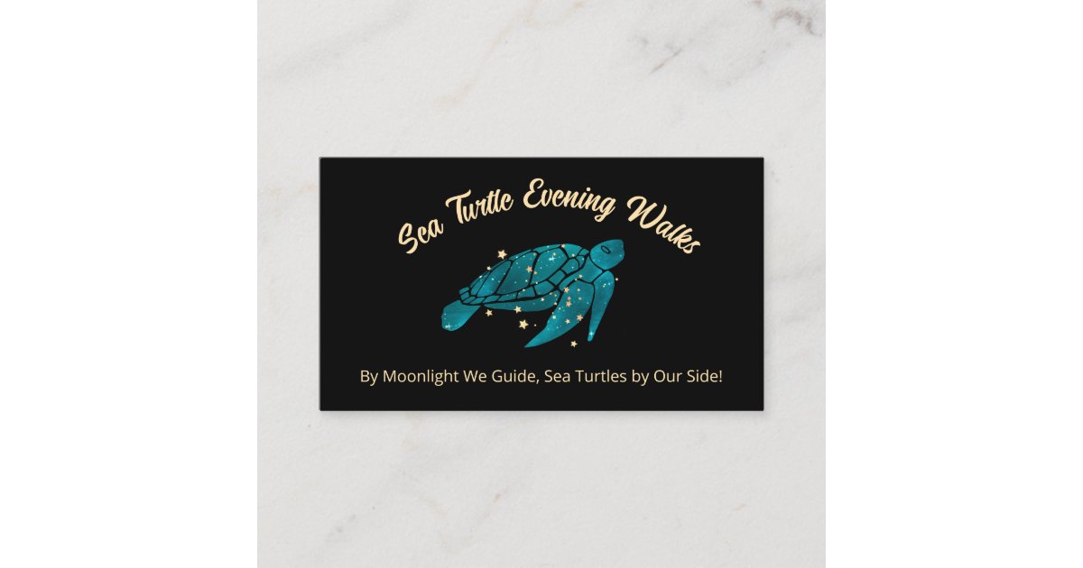Sea Turtle Business Card | Zazzle