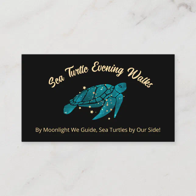 Sea Turtle Business Card | Zazzle