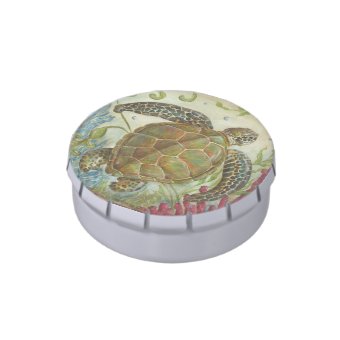 Sea Turtle Candy Tin | Zazzle