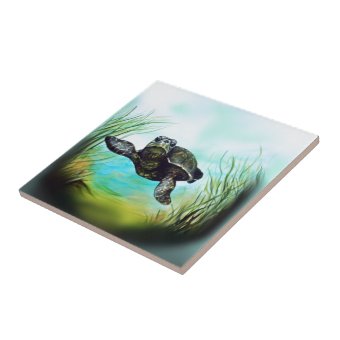 Sea Turtle Ceramic Tile | Zazzle