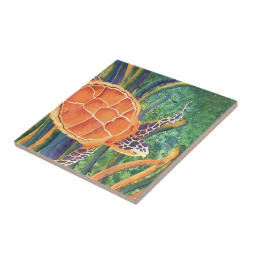 Sea Turtle Ceramic Tile | Zazzle