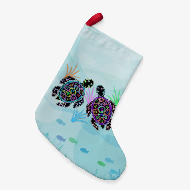 Sea Turtle Christmas Stocking | Zazzle