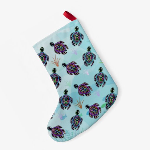 Sea Turtle Christmas Stocking | Zazzle