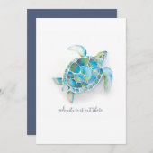 Sea Turtle Menu | Zazzle