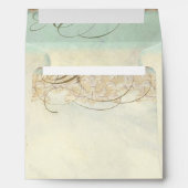 Sea Turtle Modern Coastal Ocean Beach Swirls Style Envelope | Zazzle