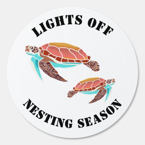 Sea Turtle Nesting Season Sample Yard Sign | Zazzle