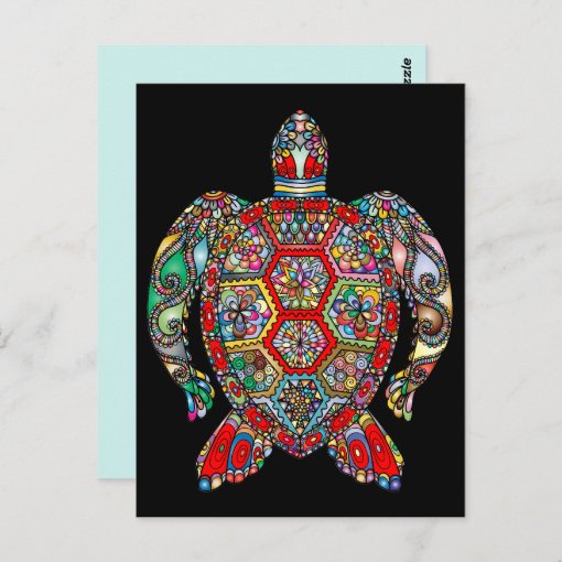 sea turtle postcard | Zazzle