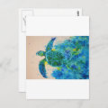 sea turtle postcard | Zazzle
