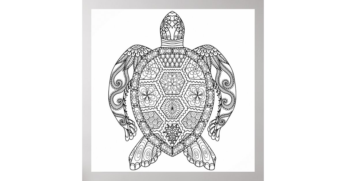 SEA TURTLE POSTER | Zazzle