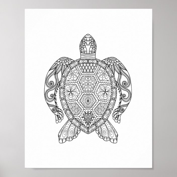 SEA TURTLE POSTER | Zazzle.com