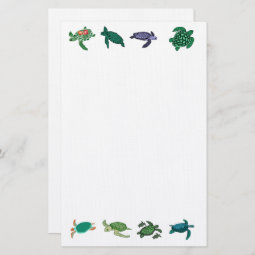 Sea Turtle stationary Stationery | Zazzle