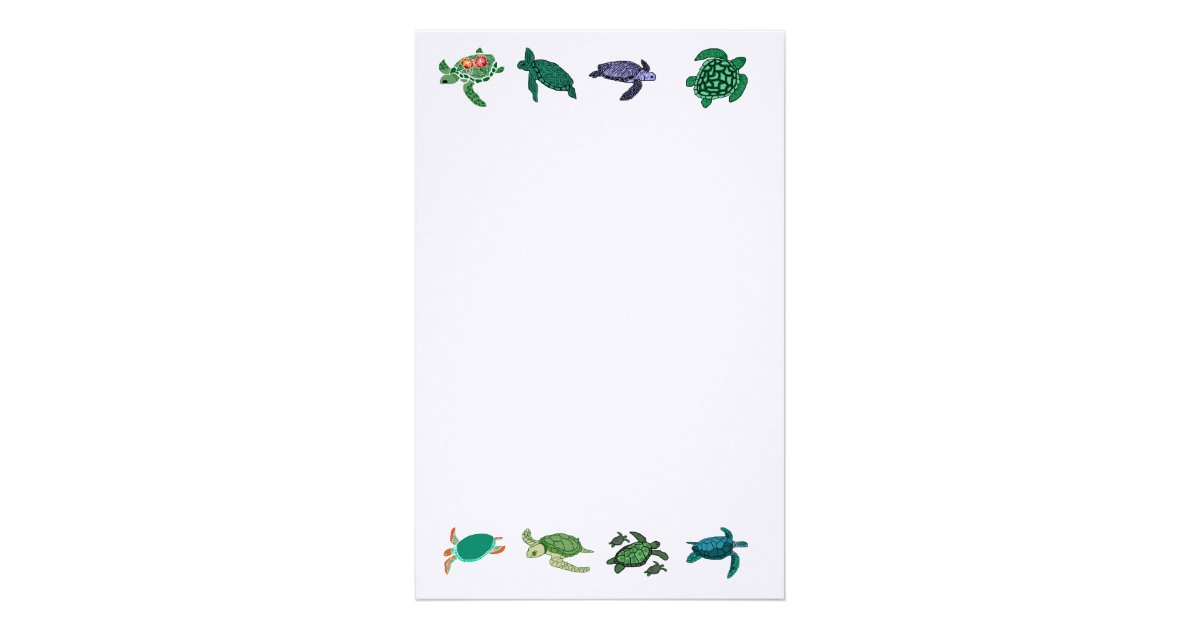 Sea Turtle stationary Stationery | Zazzle.com