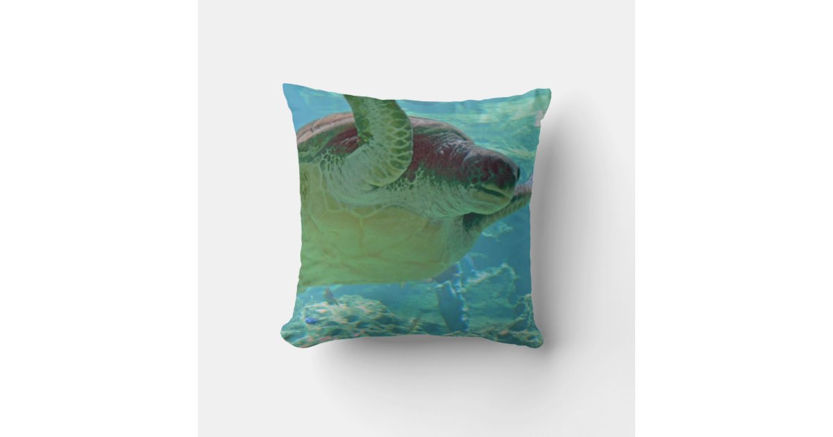 Sea Turtle Throw Pillow | Zazzle