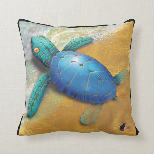 Sea Turtle Throw Pillow | Zazzle.com
