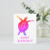 Sea Turtle Tortoise HAPPY BIRTHDAY! Postcard | Zazzle