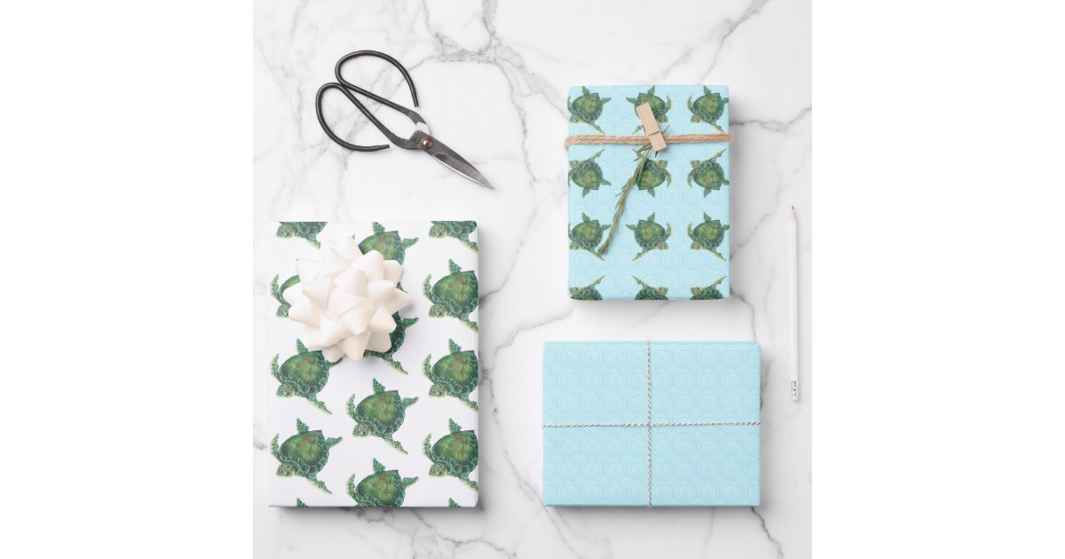 Sea Turtle Wrapping Paper | Zazzle