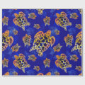 Sea Turtles Batik African Art Wrapping Paper | Zazzle