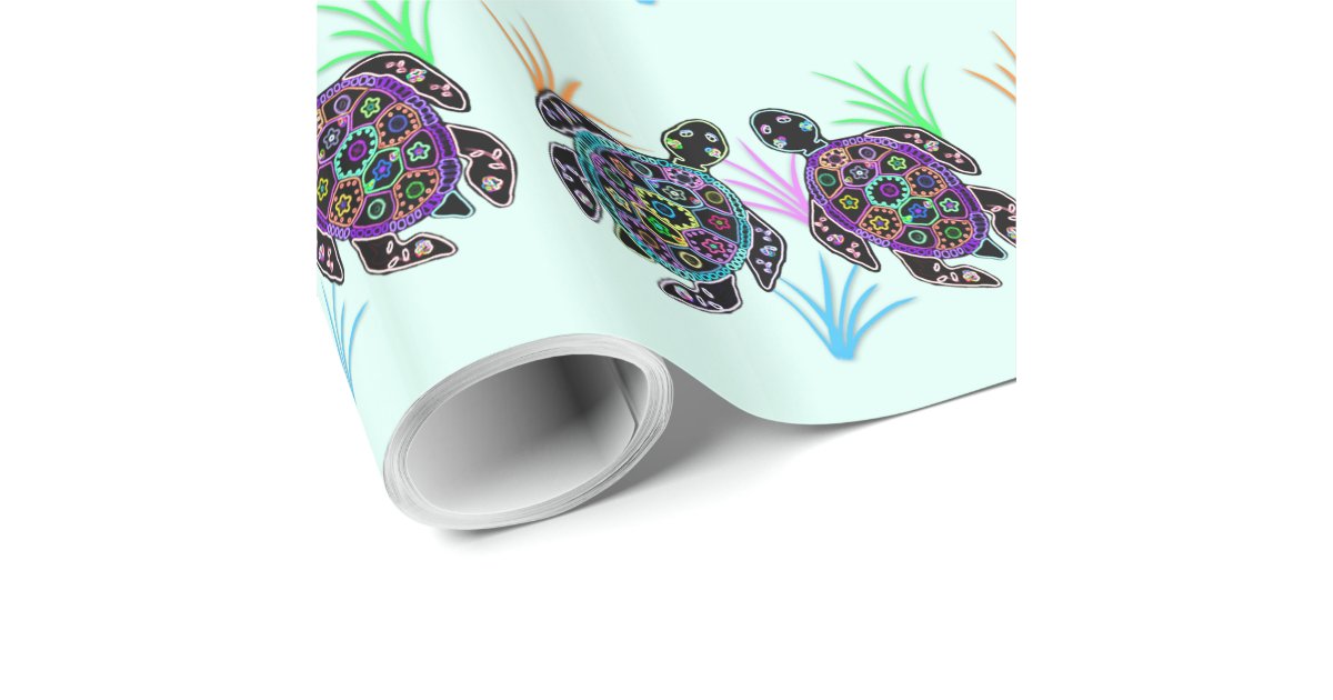 Sea Turtles Wrapping Paper | Zazzle