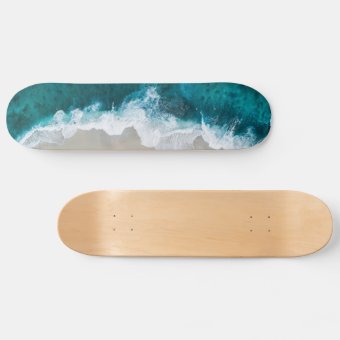 Sea Waves - Maldives Shore Skateboard | Zazzle