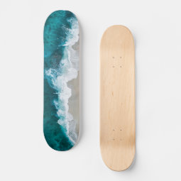 Sea Waves - Maldives Shore Skateboard | Zazzle