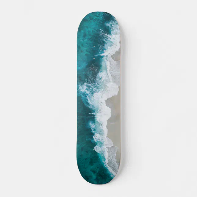 Sea Waves - Maldives Shore Skateboard | Zazzle