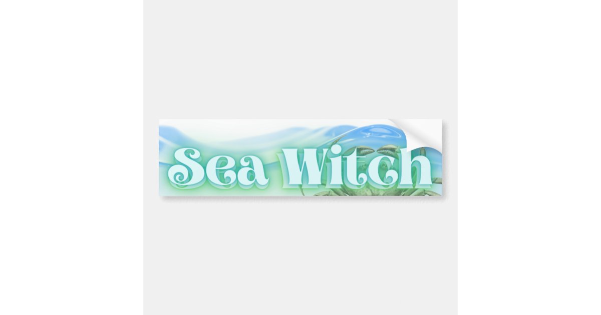Sea Witch Bumper Sticker w/o logo | Zazzle