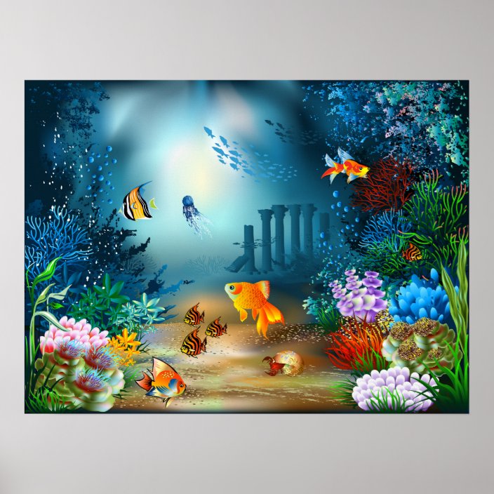Sea world Poster | Zazzle.com
