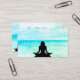 Sea Yoga Ocean Beach Mindfulness Meditation Business Card | Zazzle
