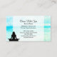 Sea Yoga Ocean Beach Mindfulness Meditation Business Card | Zazzle