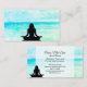 Sea Yoga Ocean Beach Mindfulness Meditation Business Card | Zazzle