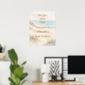 Sea You Soon Beach Baby Shower Welcome Poster | Zazzle
