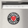 Seaboard Air Line Railway Heart Logo Magnet | Zazzle