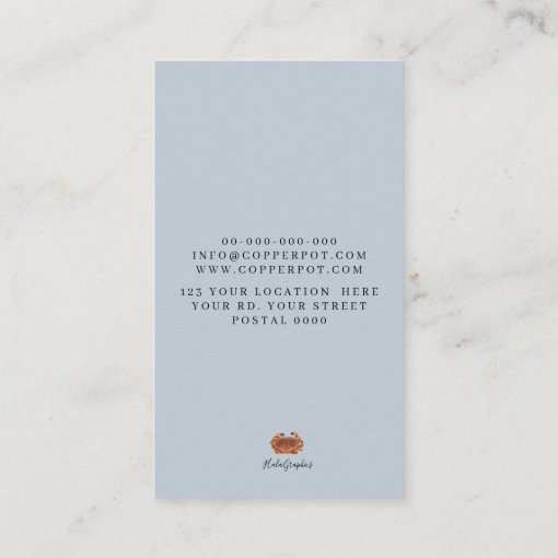 seafood, fish BBQ and fish market Restaurant Business Card | Zazzle