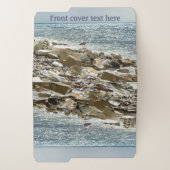 Seagull and sea file folder | Zazzle