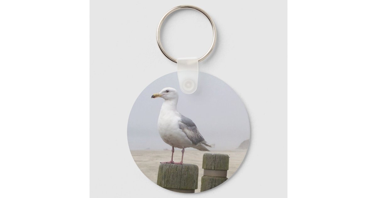 Seagull Keychain | Zazzle