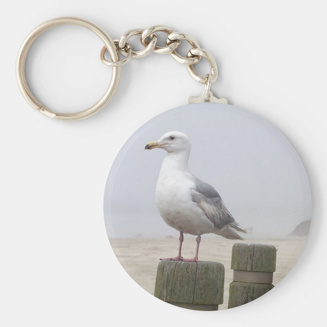 Seagull Keychain | Zazzle