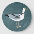 Seagull Nautical Large Clock | Zazzle
