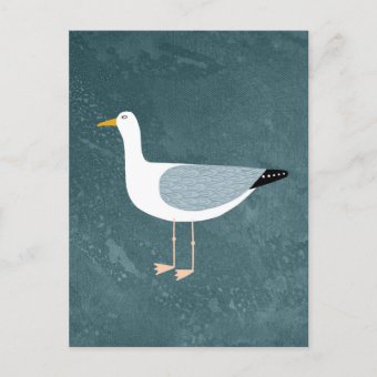 Seagull Nautical Postcard | Zazzle