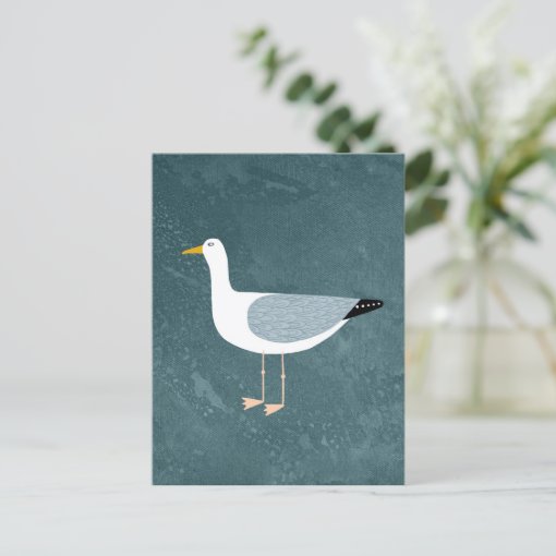 Seagull Nautical Postcard | Zazzle