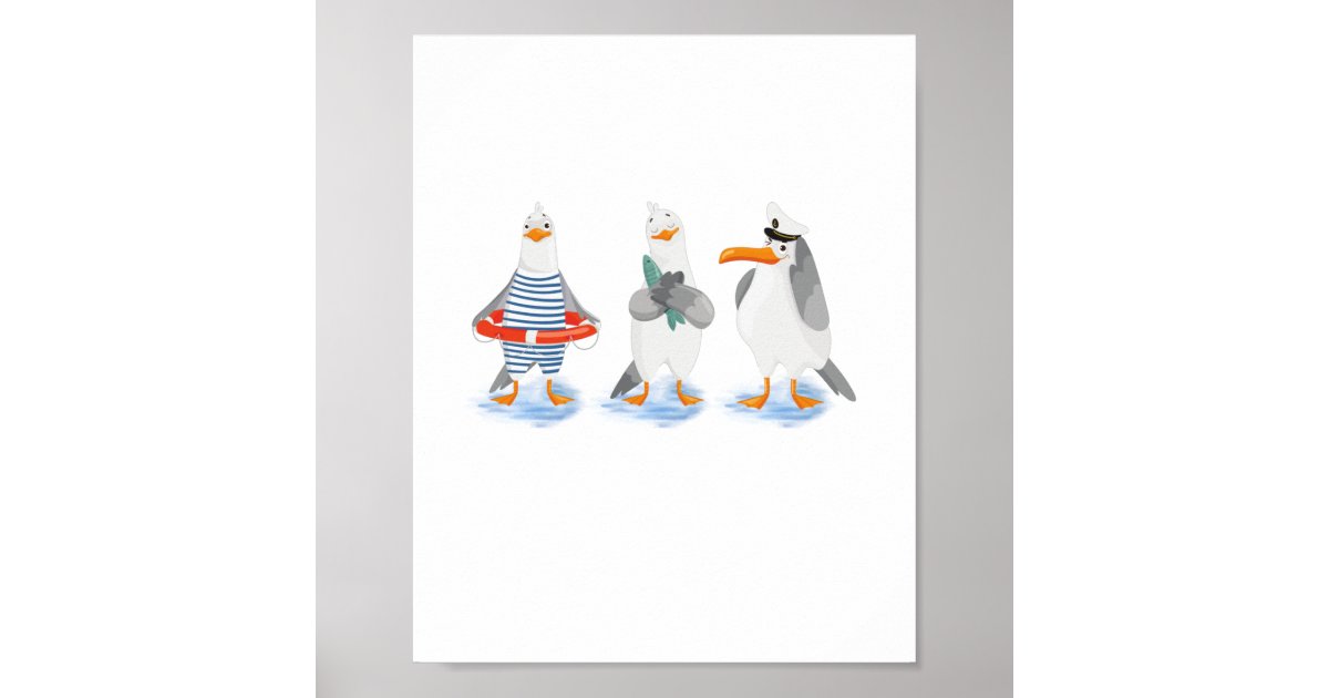 Seagull Poster | Zazzle