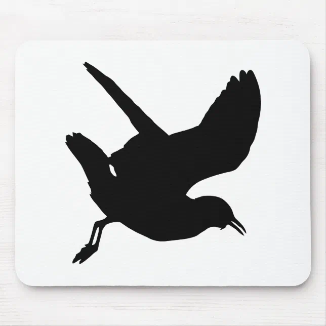Seagull Silhouette Mouse Pad | Zazzle