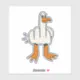 SEAGULL WITH MIDDLE FINGER BODY STICKER | Zazzle
