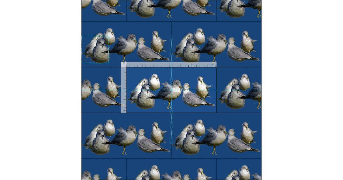 Seagulls Fabric | Zazzle