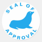 Seal of approval sticker | Zazzle.com